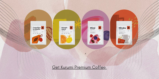 Kurumi Specialty Coffee; portable coffee tools, Mirai espresso blend ...